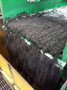 Dewatering Screen used in Boiler Ash Handling and Recovery System