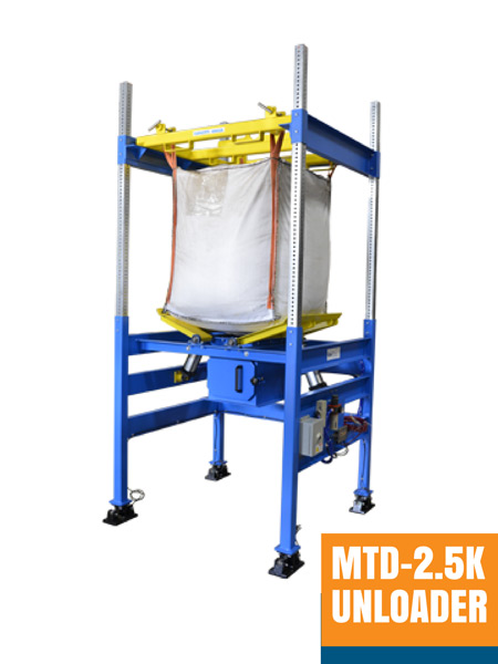 Bulk Bag Unloaders & Handling Equipment: 2,500 – 4,000 pound capacity
