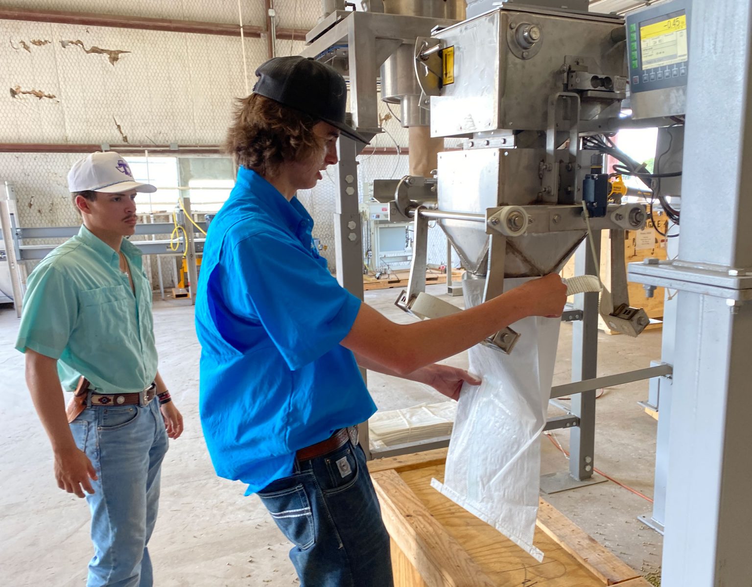 Bagging Deer Corn and Grains into 30 lb to 50 lb Bags | Whole Corn