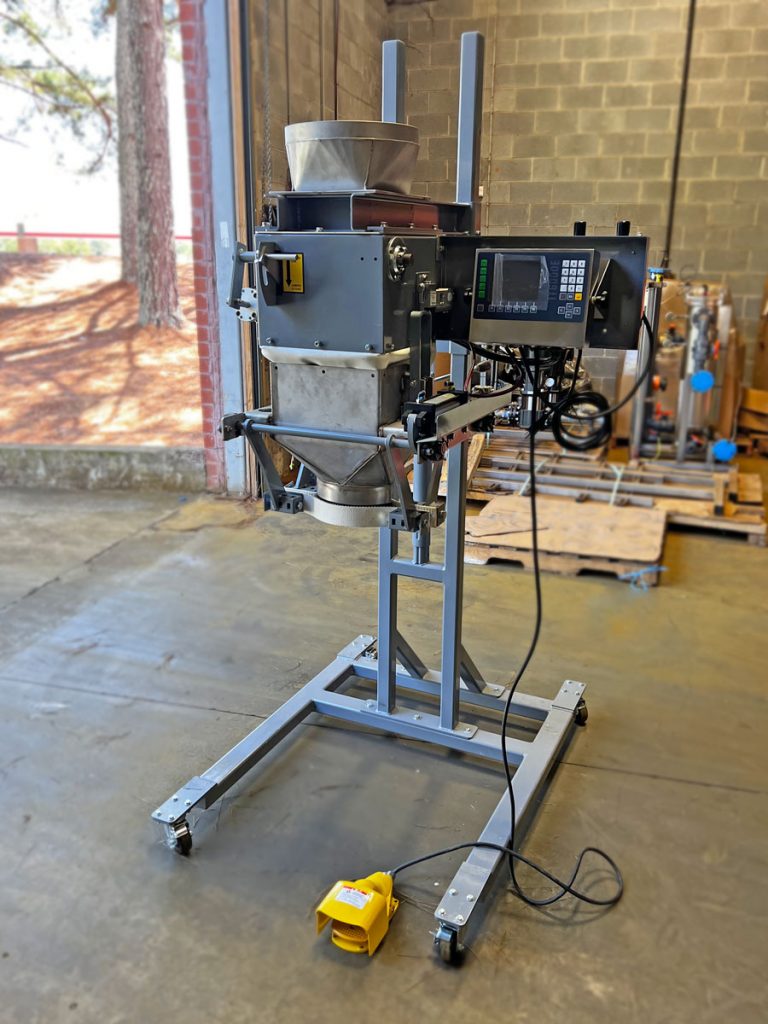 Repackaging Products from Bulk Bags to Open Mouth Bags