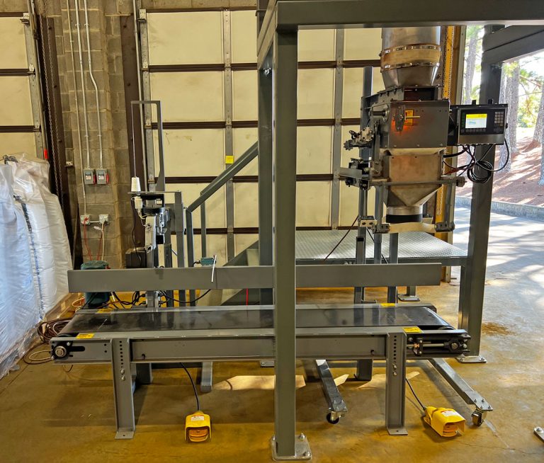 Repackaging Products from Bulk Bags to Open Mouth Bags