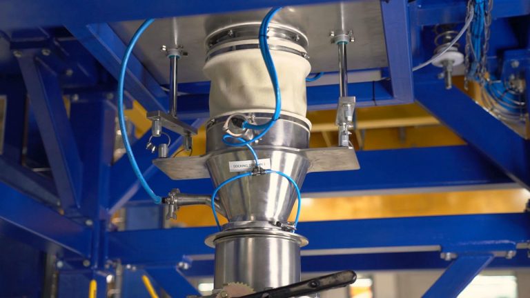 IBC Discharge System for Battery Powder | Tinsley Equipment Co.