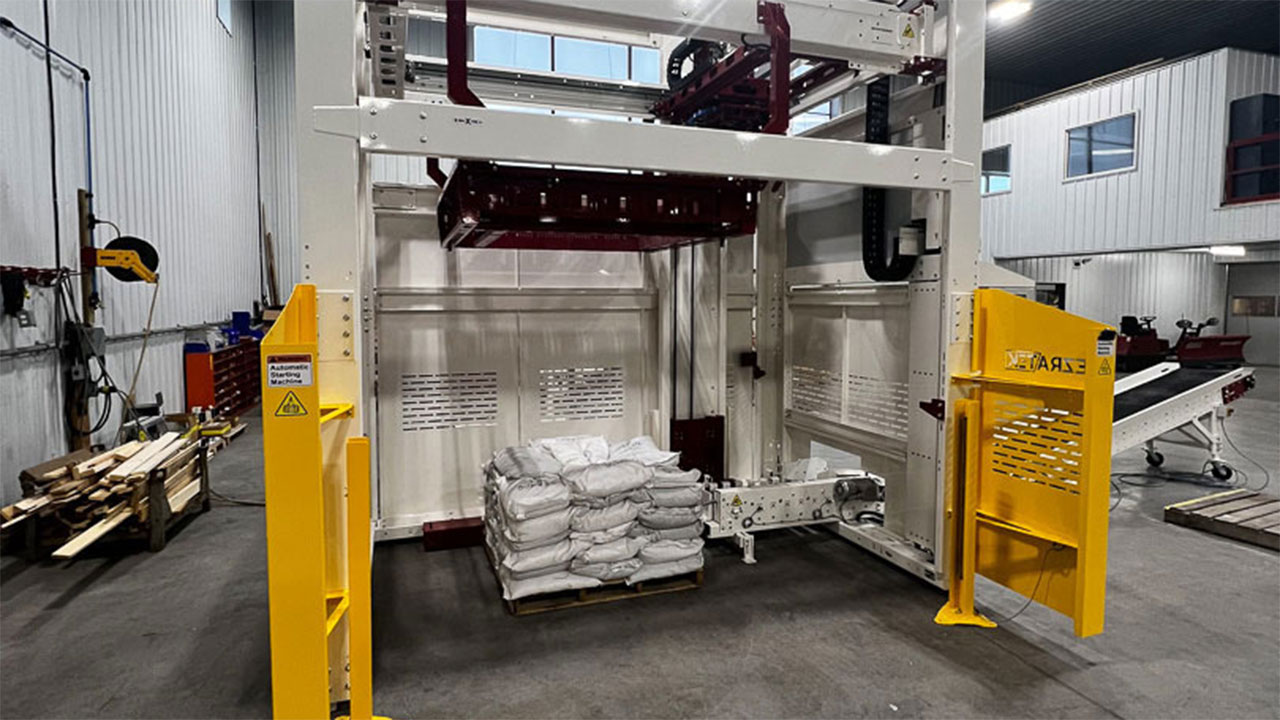 Video of an Entry Level Palletizer | Tinsley Equipment Company