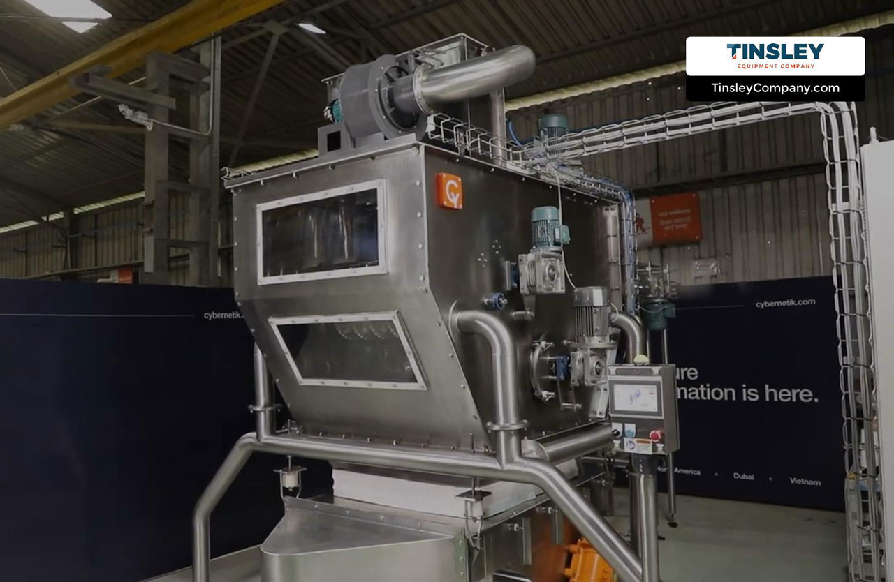 Bag Emptying Machine with Automatic Opener