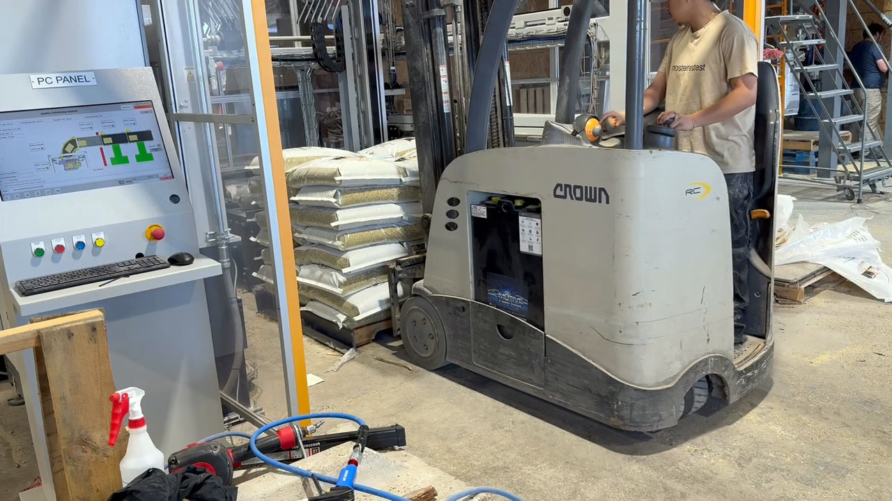 Low-Cost Automatic Bag Palletizer: SentryStack Palletizer